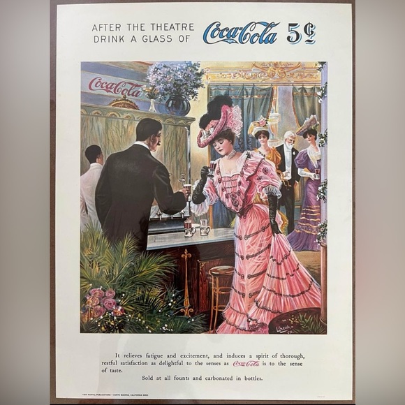 Coca Cola | Art | Coca Cola Vintage Poster 975 Portal Publications ...